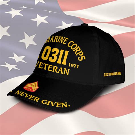 Marines Mos Semper Fidelis Classic Cap Proud Us Veteran