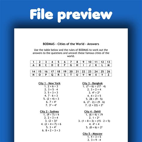 Bodmas Cities Andy Lutwyche