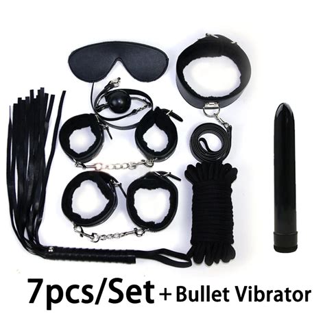 Set Bondage With Vibrator Anal Toy Fetish Woman Sex Toys For Couples