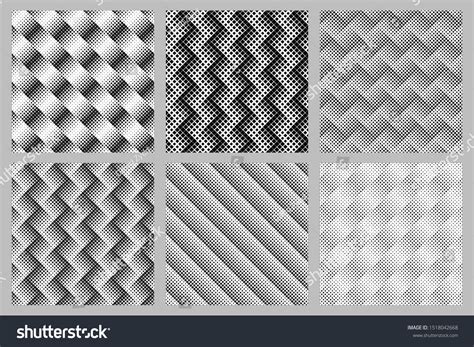 Geometrical Rounded Square Pattern Background Set Stock Vector Royalty