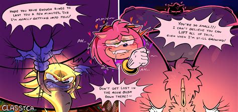 Rule 34 Amy Rose Anthro Ass Breasts Classica P Dialogue English Text