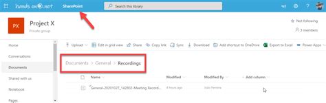 Enable Meeting Recordings In Sharepoint And Onedrive Hands On Teams