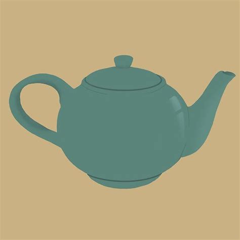 Jim And Pam Teapot From The Office Decorative Blue Teapot