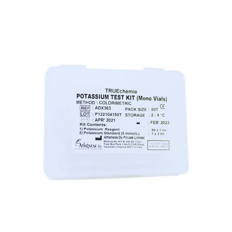 Potassium Test Kit Liquid Stable Mono Reagent Kit 50 Tests