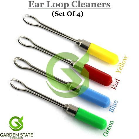 Ear Wax Curettes 4pcs Colorful Loop Earwax Cleaning Dermal Curette Ent Care Tool Ebay In 2024