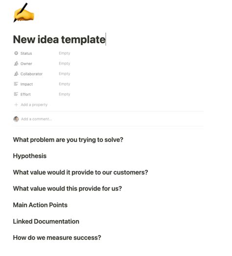 How To Write A Product Problem Statement Problem Statement Template