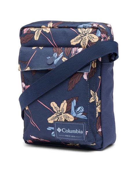 Columbia Zigzag Side Bag In Blue Lyst