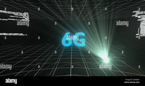 A Global Network Of Connections And Technology With The Text 6g Appearing On Screens Throughout