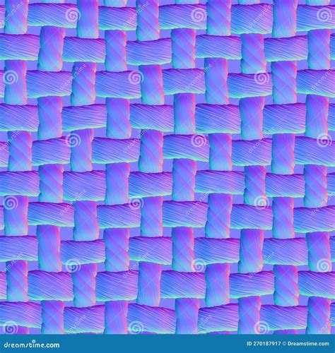 Normal Map Seamless Pattern Of Pavement With Interlocking Blocks Stock