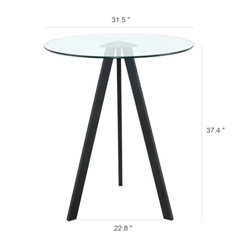 315 Round Dining Table For 2 4 Glass Kitchen And Dining Room Tables Modern Circle Dining Room