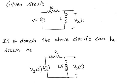 Answered 6 Consider The Rl High Pass Filter Shown In Figure 5 Find And Expression For The