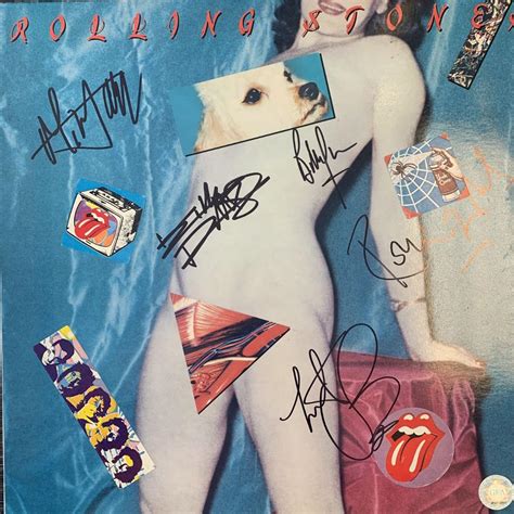 Rolling Stones Undercover Signed Album Gfa Authenticated