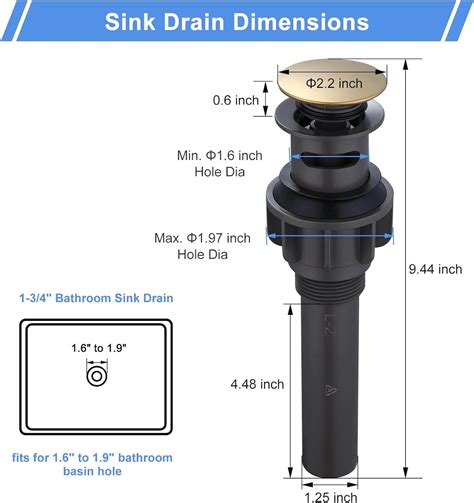 Gold Bathroom Sink Drain Assembly At Marc Rogers Blog