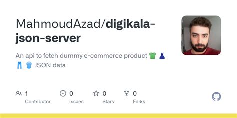 Github Mahmoudazaddigikala Json Server An Api To Fetch Dummy E Commerce Product 👕 👗 👖 👚 Json