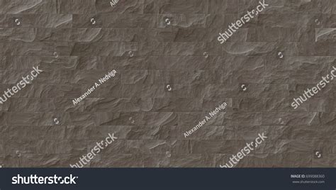 Brown Outdoor Stone Cladding Seamless Texture Stock Illustration