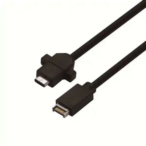 Panel Mount Usb Type E Cable To Usb 31 Type C Cable