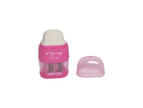 Eraser And Sharpener Pink • Yuehlia
