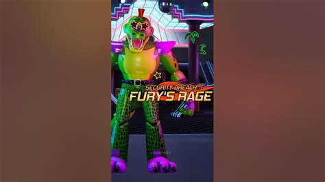 Fnaf Security Breach Furys Rage Animatronics Edit Shorts Youtube