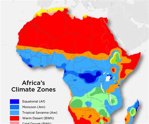 What Are Four Different Types Of Climate Zones Within Africa Design Talk