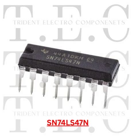 Sn74ls47n Integrated Circuits 14 Pin At ₹ 40 Piece In Mumbai Id 2855701665848