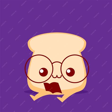 Premium Vector Bread Cartoon Character