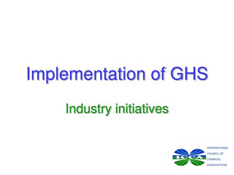 Ppt Implementation Of Ghs Powerpoint Presentation Free Download Id