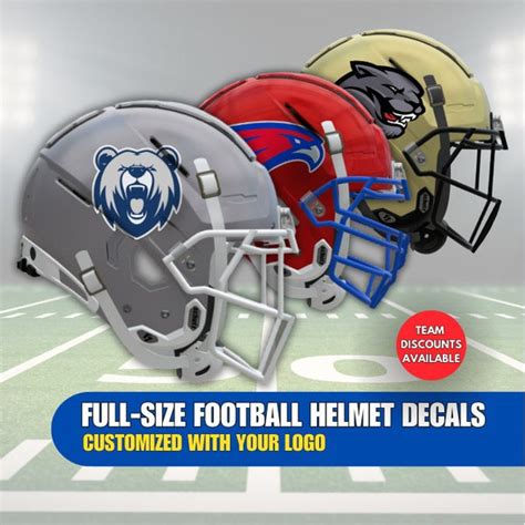 Full Size Helmet Decal Etsy