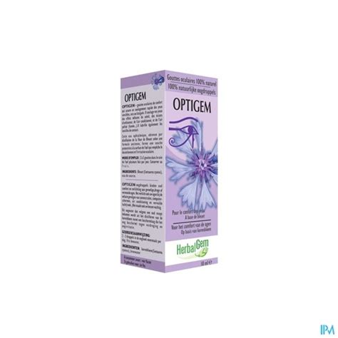 Herbalgem Optigem Eye Drops Gutt 10ml Kopen Pazzox Online Apotheek