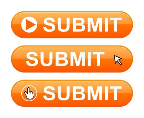 Submit Button Stock Vector Illustration Of Continuation 122197598