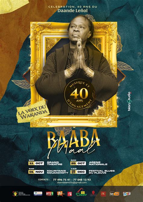Nannk Baaba Maal Et Le Daande Leñol Au Grand Théâtre Le 11 Octobre