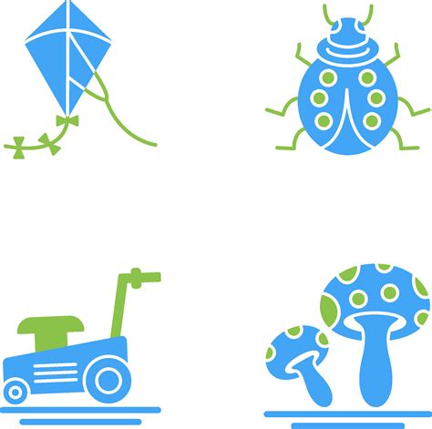 Kite And Ladybug Icon 44692138 Vector Art At Vecteezy