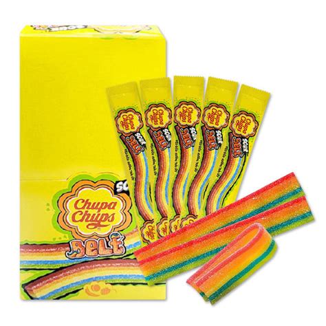 츄파춥스 츄파춥스 사워벨트 젤리 대용량 48개입 간식 위시버킷