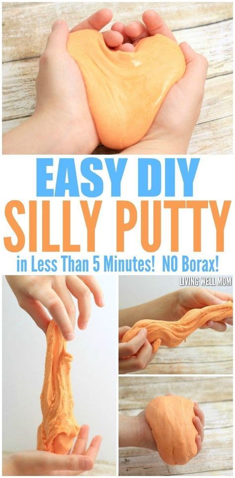 How To Make Putty 2 Ingredient Diy Silly Putty Artofit
