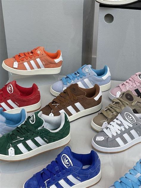 Colorful Sneakers On Display Campus Sneakers Adidas Campus 00s