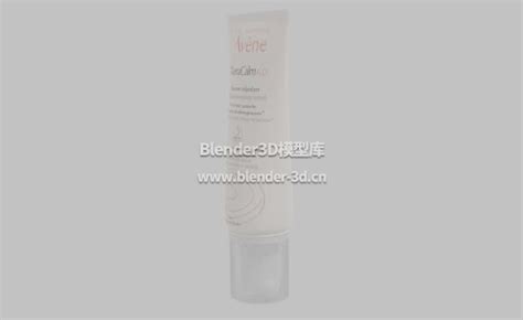 Blender 软管护手霜化妆品3d模型素材资源免费下载 Blender3d模型库