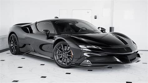 Black On Black Nero 2021 Ferrari Sf90 Stradale Novitec Regina Posillico