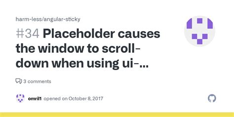 Placeholder Causes The Window To Scroll Down When Using Ui Bootstraps Popover · Issue 34