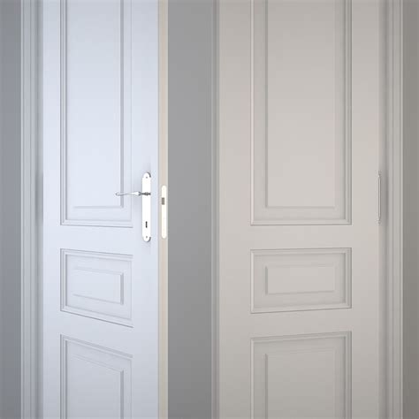 3d Classical Double Door