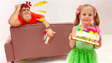 Nastya Prepares Healthy Food For Dad Collection Of Funny Videos For
