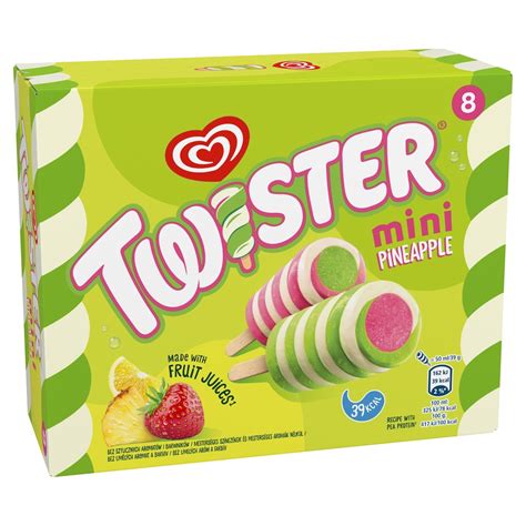 Twister Mini Pineapple Zmrzlina 8 X 50 Ml Tesco Groceries