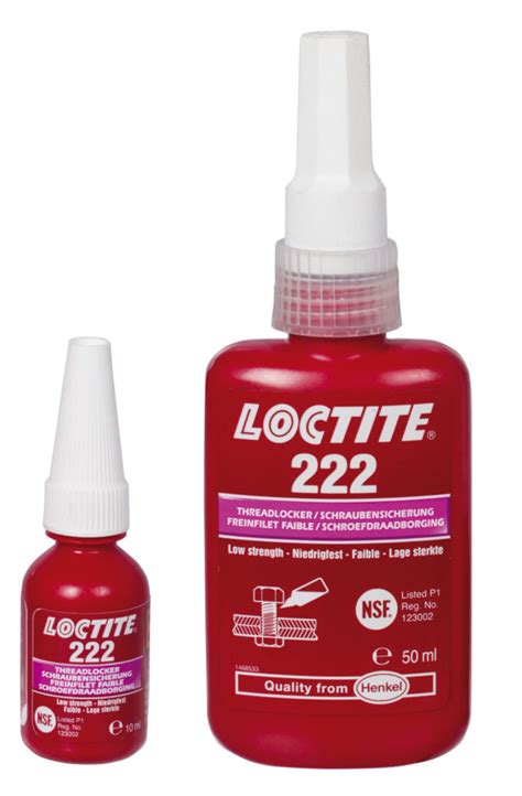 Loctite 222 Low Strength Thread Locking Content 10 Ml Actual Safety