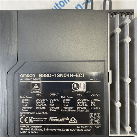 Omron Servo Drive R88d 1sn04h Ect Buy Omron Servo Drive R88d 1sn04h