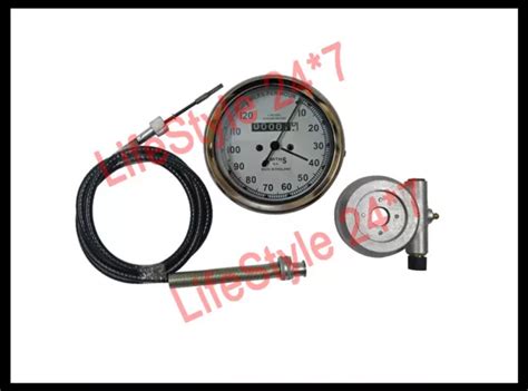 Replica Smiths Speedometer White 120 Mph With 54 Cable And Alloy Hub Drive £41 72 Picclick Uk