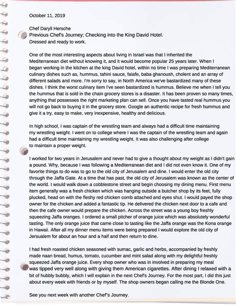 Daryll Hersche On Linkedin Chef Journey Swfl