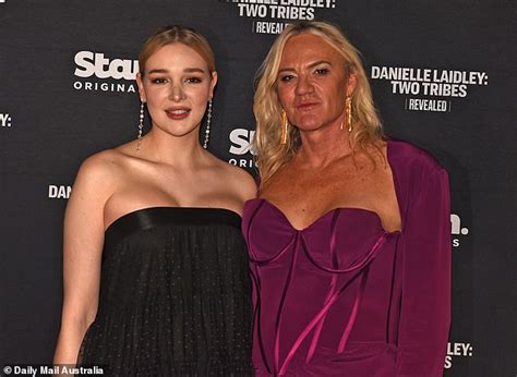 Transgender Influencer Grace Hyland Cuts A Chic Figure In A Black Gown As She Joins Dani Laidley