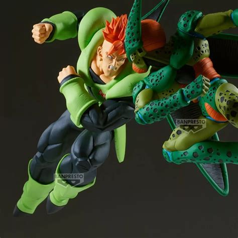 Dragon Ball Z Match Makers Pvc Figur Android 16 Vs Cell 17 Cm