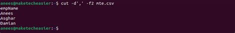 Linux Cut Command Usage Guide Make Tech Easier