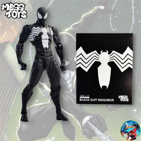 Có Sẵn Mô Hình Chính Hãng Mess Toys Symbiote Spider Man Black Suit