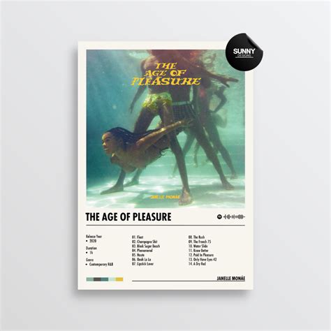 Janelle Monáe The Age Of Pleasure Album Cover Poster Sunny