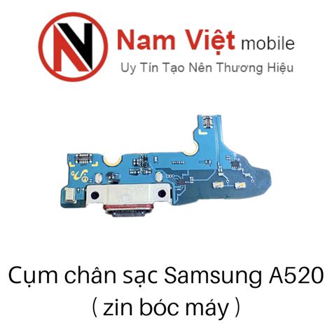 Cụm Chân Sạc Samsung A520 A5 2017 Zin Bóc Máy